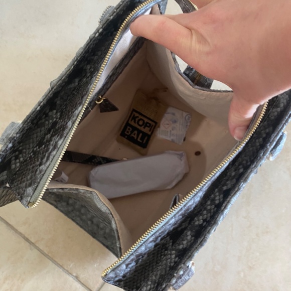 Grand pelle | Bags | The Pelle Python Collection Dark Grey 0 Genuine ...